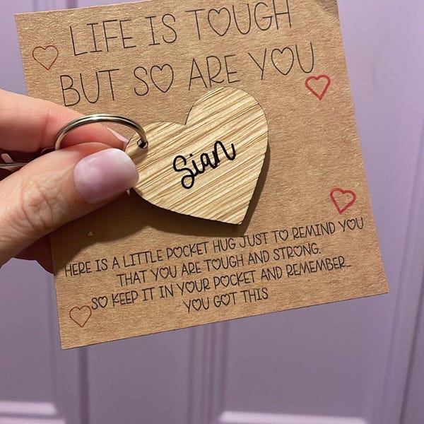 Personalised Pocket Hug - Little Pocket Hug | Gift for Friends | Tough ...