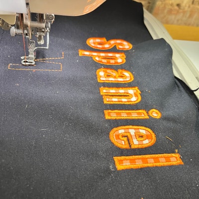 Satin Applique Font Machine Embroidery Alphabet 4 Sizes: 2, 3, 4, 5 BX ...