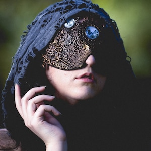 Bird Skull Mask, Gothic Masquerade Mask for Her, Blind Mask, Witch Mask ...