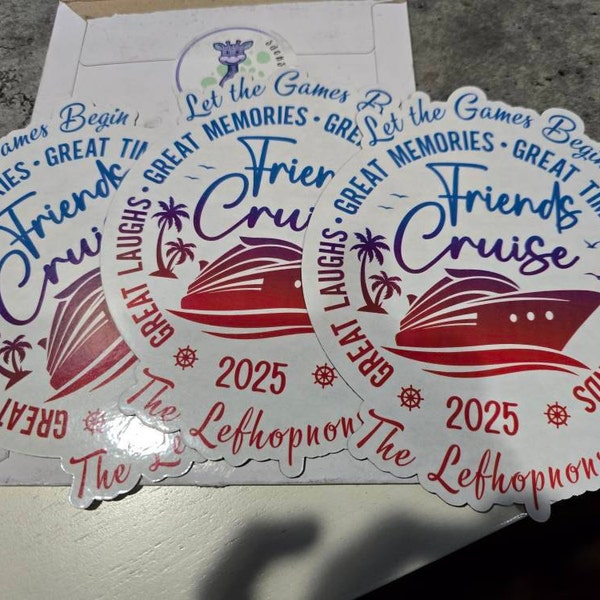 Personalized Cruise Door Magnet Family Names Vacation Cruise Squad ...