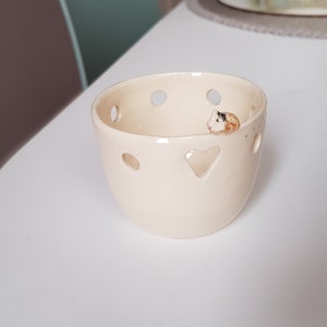 House Bud Vase With a Robin or Blue Tit Bird & Musical Notes Small Hand ...