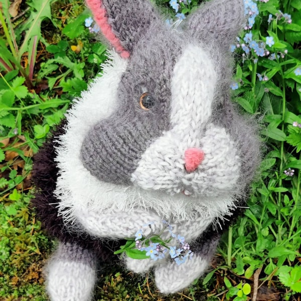 Dutch Rabbit - KNITTING PATTERN - Etsy