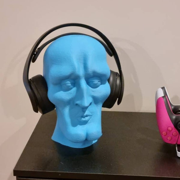 Handsome Squidward Headphone Stand | Gamer Headset Stand | Perfect ...