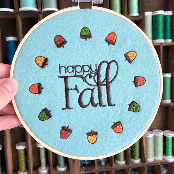 Fall Sayings - 15 Machine Embroidery Designs - Multiple Sizes - Autumn ...