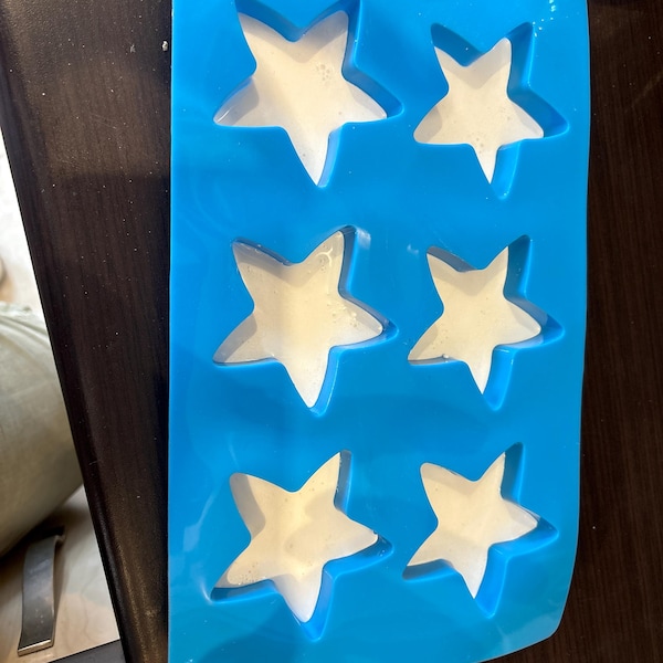 8 Cavities Square Rounded Edge Silicone Soap Mold Square Soap Mold ...