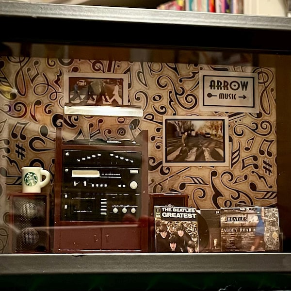 4 Miniature 'GOTHIC' 'GOTH' Halloween Magazines Dollhouse 1/6 1/12 1/24 ...