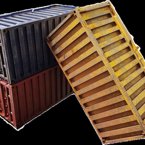 Shipping Container Laser Cut File, SVG, Scatter Terrain, Infinity ...