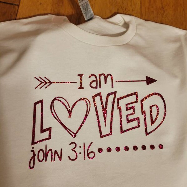 I Am Loved SVG File, Church Svg, Christian Svg, Valentine's Day Svg ...