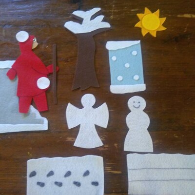 Little Bear Weather Dress Up Children Story Flannel - Etsy