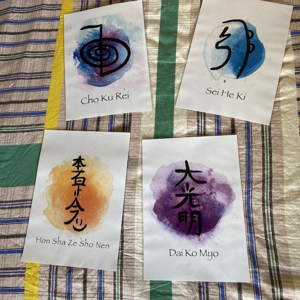 Reiki, Reiki Symbols, Cho Ku Rei, Sei He Ki, Dai Ko Myo, Hon Sha Ze Sho ...