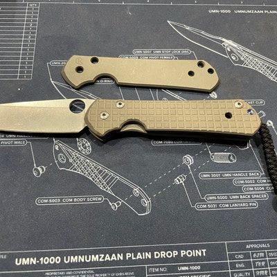 Titanium Fraggled Milled Scale Handle for Large Sebenza 21/31 - Etsy