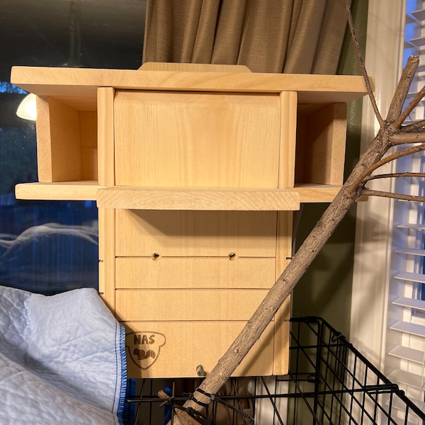 Squirrel House, Squirrel Nest Box, Wildlife Rehab Approved Squirrel Box ...