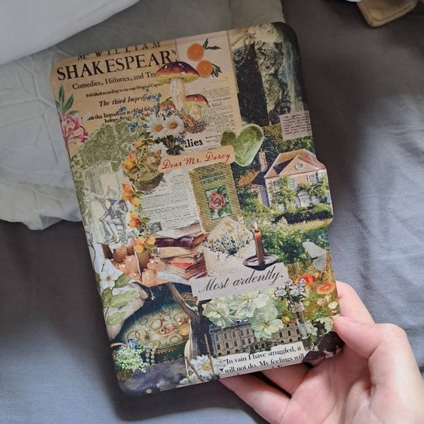 Old Newspaper Ledger Paperwhite Kindle Case for Kindle 10th 11th Gen ...