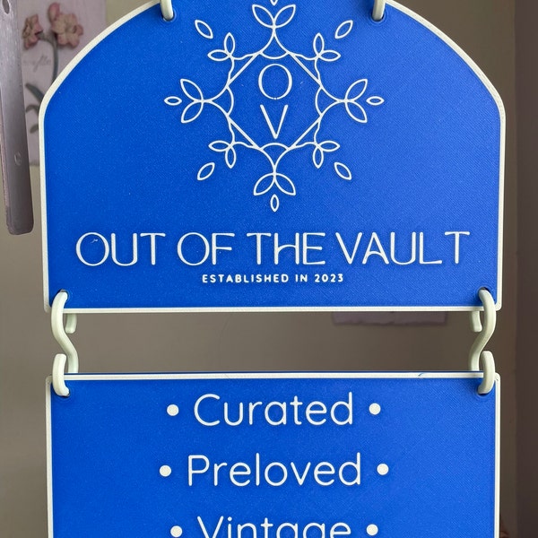 Personalized Sign for Hanging on Pop up Tents, Market Displays, Custom ...
