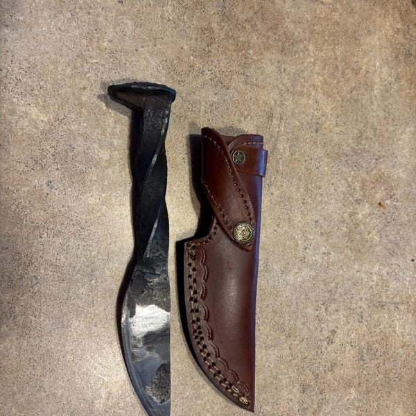 Custom Handmade Leather Knife Sheath Fixed Blade Belt Sheath Gift for ...