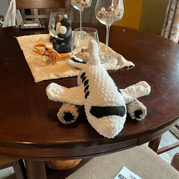 CROCHET AIRPLANE PATTERN, Plush Plane Toy Amigurumi Pattern, Crochet ...