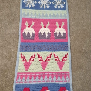 Aztec Sampler Mosaic Crochet Lap Blanket Pattern, PDF File Only ...