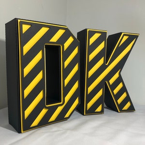 3D Lowercase Letters Pack3d Project for Papercraft and | Etsy