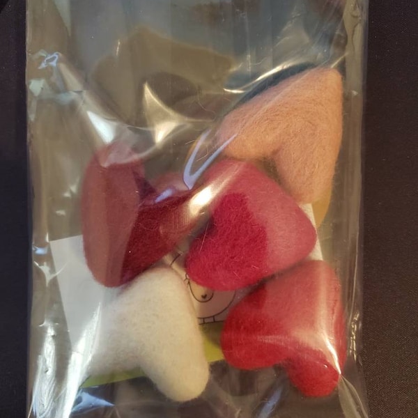 Felt Heart Pack- Choose Your Colors - Etsy