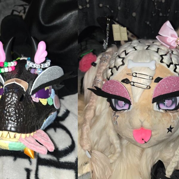 Velcro Fursuit Eyelid Tutorial and Templates - Etsy