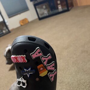 Pink Letters Croc Charms Pink Number Charm Birthday Gift Alphabet Shoe ...