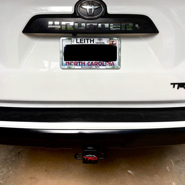 TRD Mountain Hitch Cover for Toyota Tacoma - 4runner - Tundra - Sequoia ...