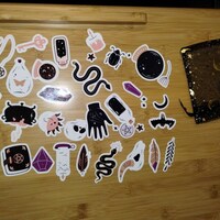 Jupiter Vinyl Sticker Blue Pink Stripe Planet Watercolor Pastel ...