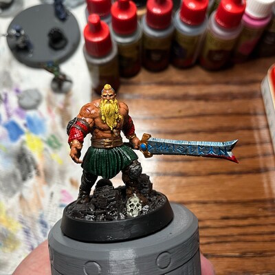 Female Vampire Fighter 75mm Dnd 5e Miniature Dungeons and Dragons ...