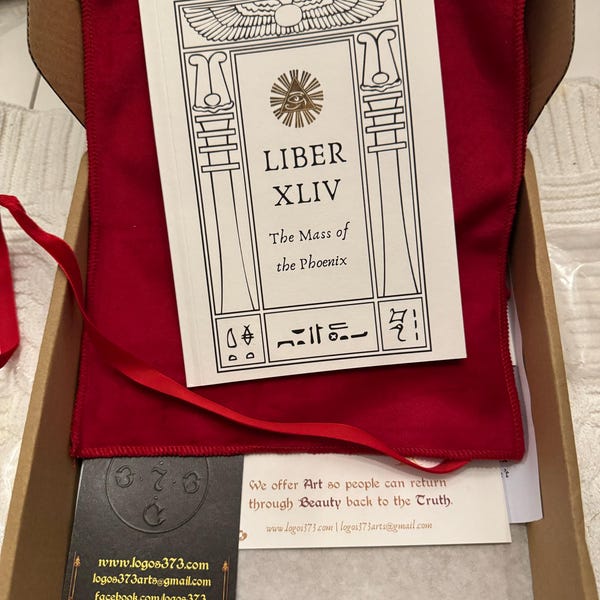 Hecate Robe, Hekate Ritual Robe, Black Tau Robe With Orarium ...