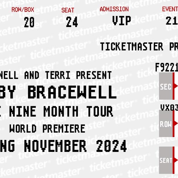 Custom Printable Concert Ticket, Digital Download - Etsy