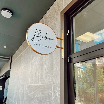 Custom Business Sign Backlit Metal Sign Customizable - Etsy