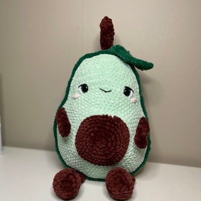 Avocado Plush Pattern / Crochet Avocado / Amigurumi Pattern / Crochet ...
