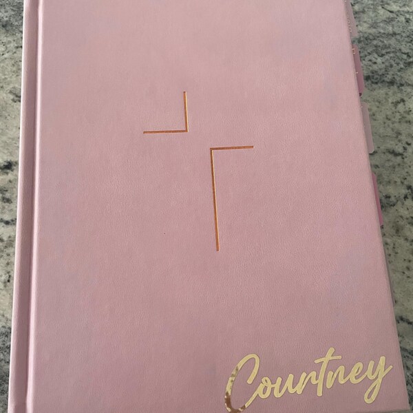Pink NIV JESUS BIBLE, Bible With Tabs, Personalized Gifts, Pink Hard ...
