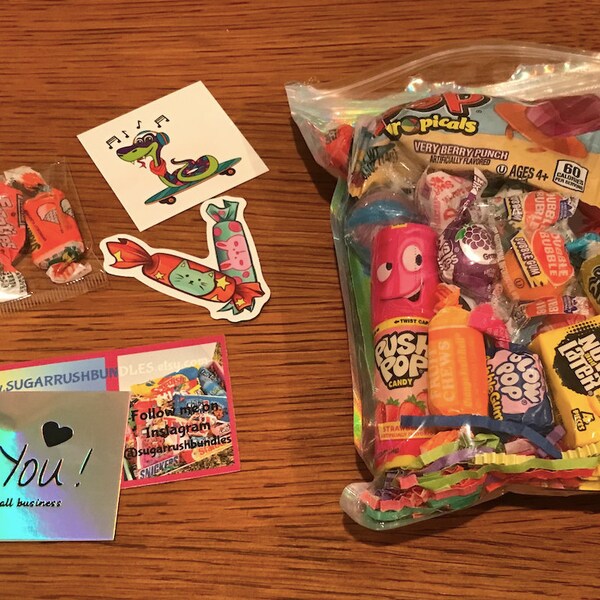 Sweet Glossy Bundle, Sweet Tooth, Lip Gloss, Candy Gift, Mystery Candy ...