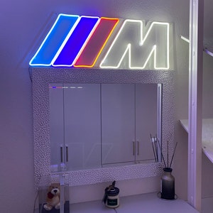 Amg Car Neon Sign / Neon Sign / Logo Neon Sign / Neon Sign Bedroom ...