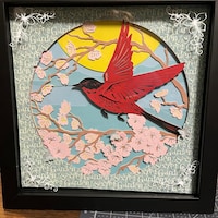 River, Lake and Waterfall Water Shadow Box Bundle, 3D SVG Shadowbox 3 ...