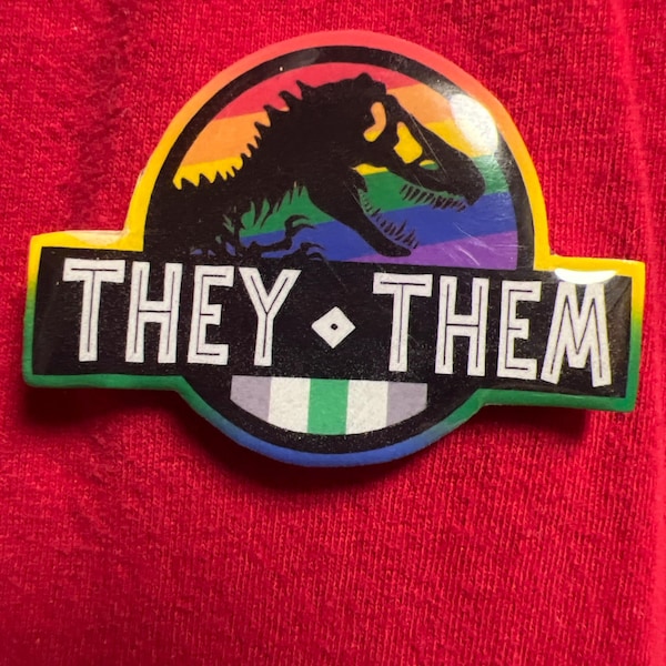 Personalized Pronouns Name Tag | Custom LGBTQ Pride Identity and ...