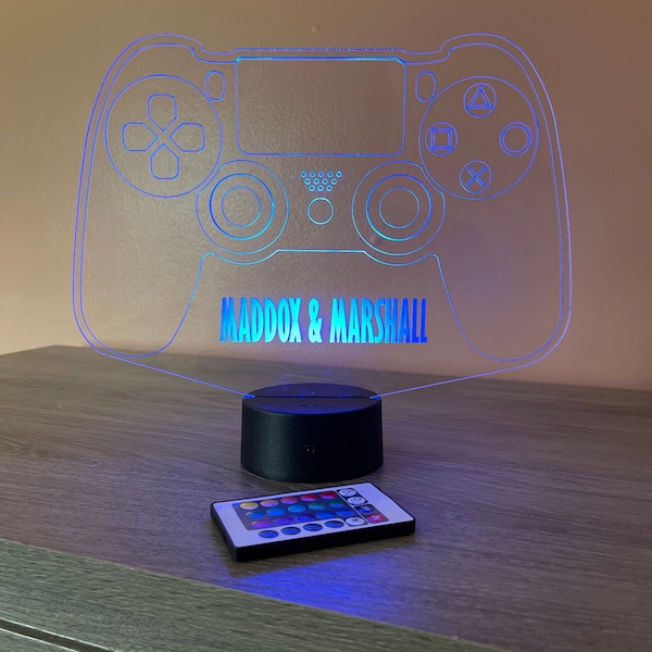 Video Game Controller Console Controller Gaming Room Night Light up ...
