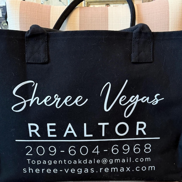 Personalized Realtor Tote Bag, Custom Real Estate Agent Gift (RT1001 ...