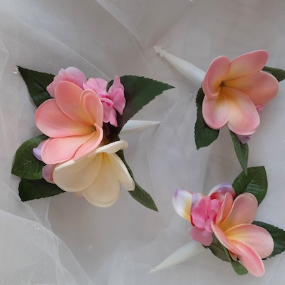 Plumeria Cake Topper, Tropical Cake Decor, Flower Cake Decor, Hawaiian ...