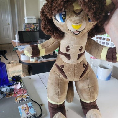 Plush Sewing Pattern PDF Furry Anthro Standing Plushie DIY Ebook Bundle ...