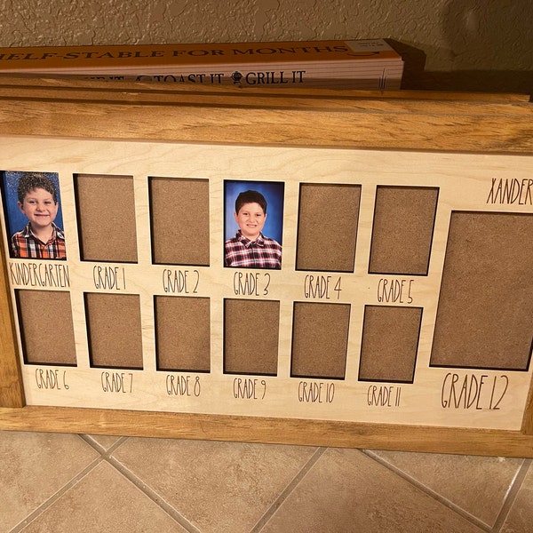 Back to School , School Photo Frame , Yearly School Photo Display ...
