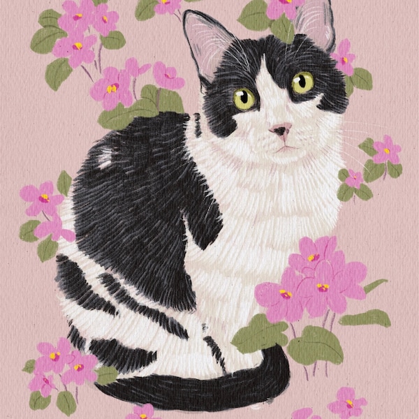 Custom Pet Portrait Postcard Set,custom Cat Dog Postcards, Custom Pet ...