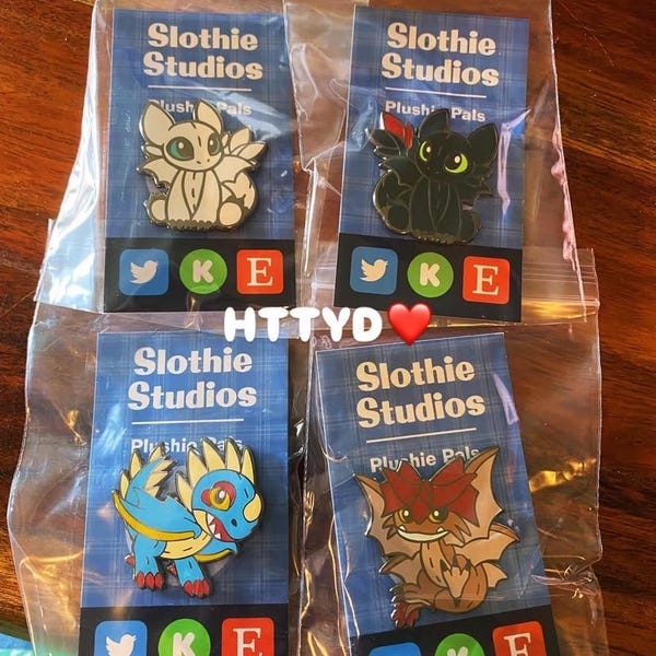 Night Fury Hard Enamel Pin, Toothless Hard Enamel Pin, Toothless Pin ...