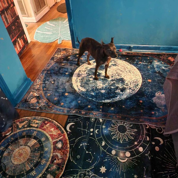 Mid Century Modern Rug, Minimal Rug, Abstract Rug, Living Room Rug ...