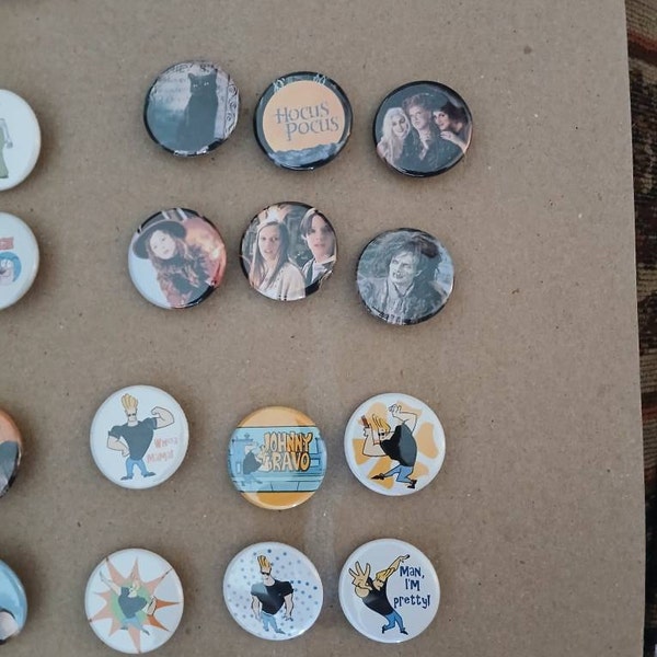 Looney Tunes Classic Cartoons Badge Button Pin Set of 6 - Etsy