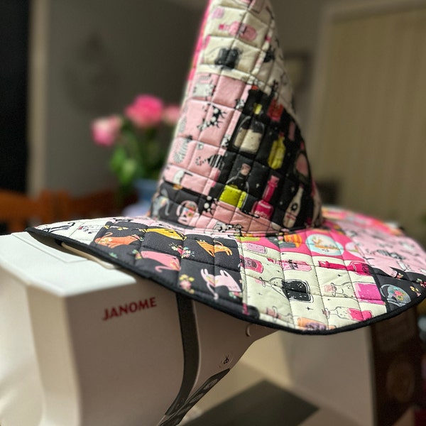 The Spellbound Quilted Witch Hat Sewing Pattern Digital PDF Pattern by ...