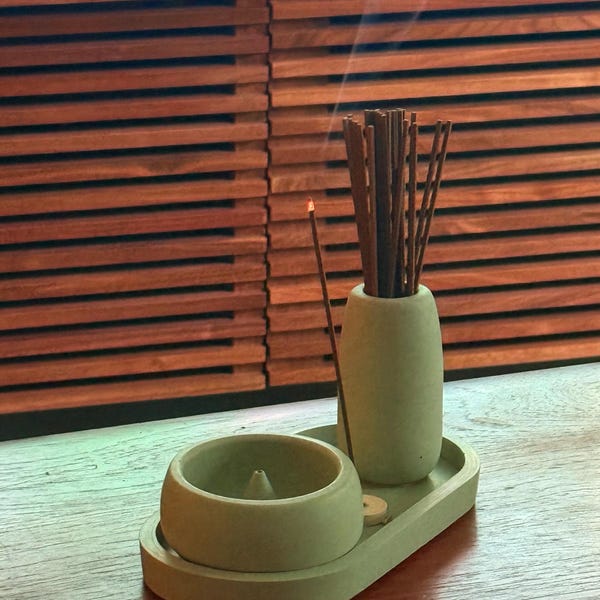 Incense Holder Set, Incense Tray, Meditation Gift, Incense Holder for ...
