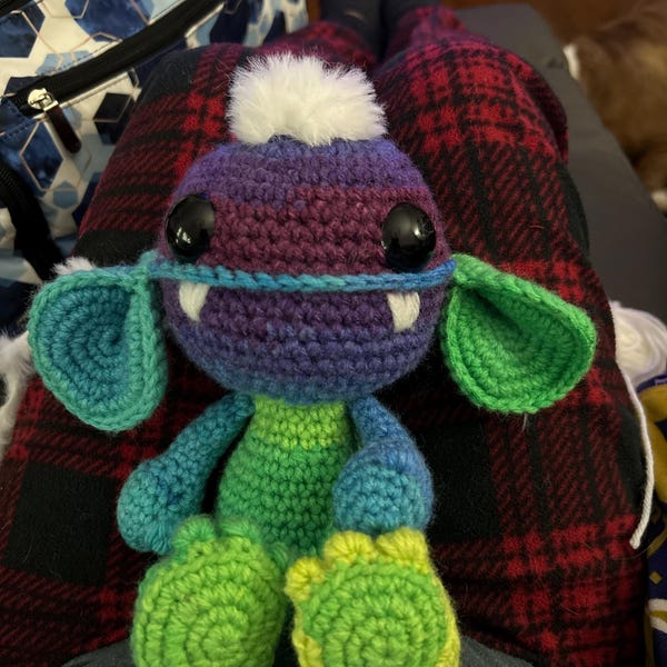 The Goblin Thing Crochet Pattern Pdf Mythical Creatures Crochet ...