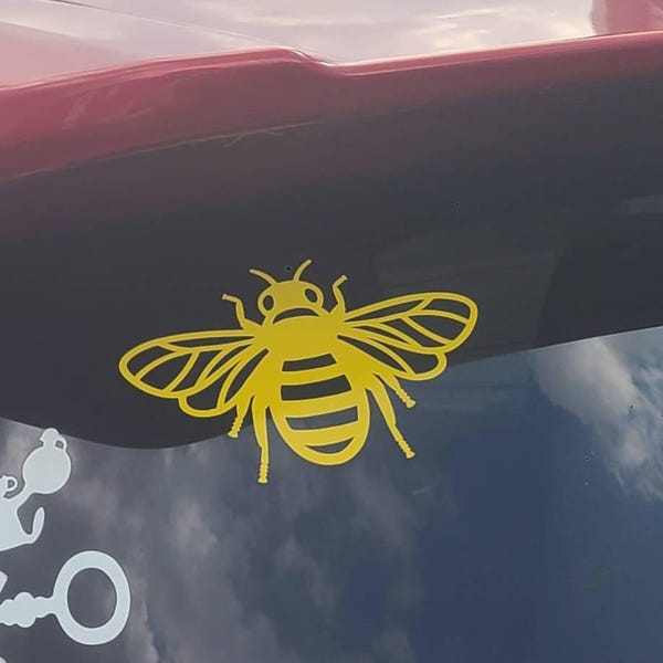 VINYL DECAL - Bumble Bee Vinyl Decal Sticker for Laptops, Car Windows ...